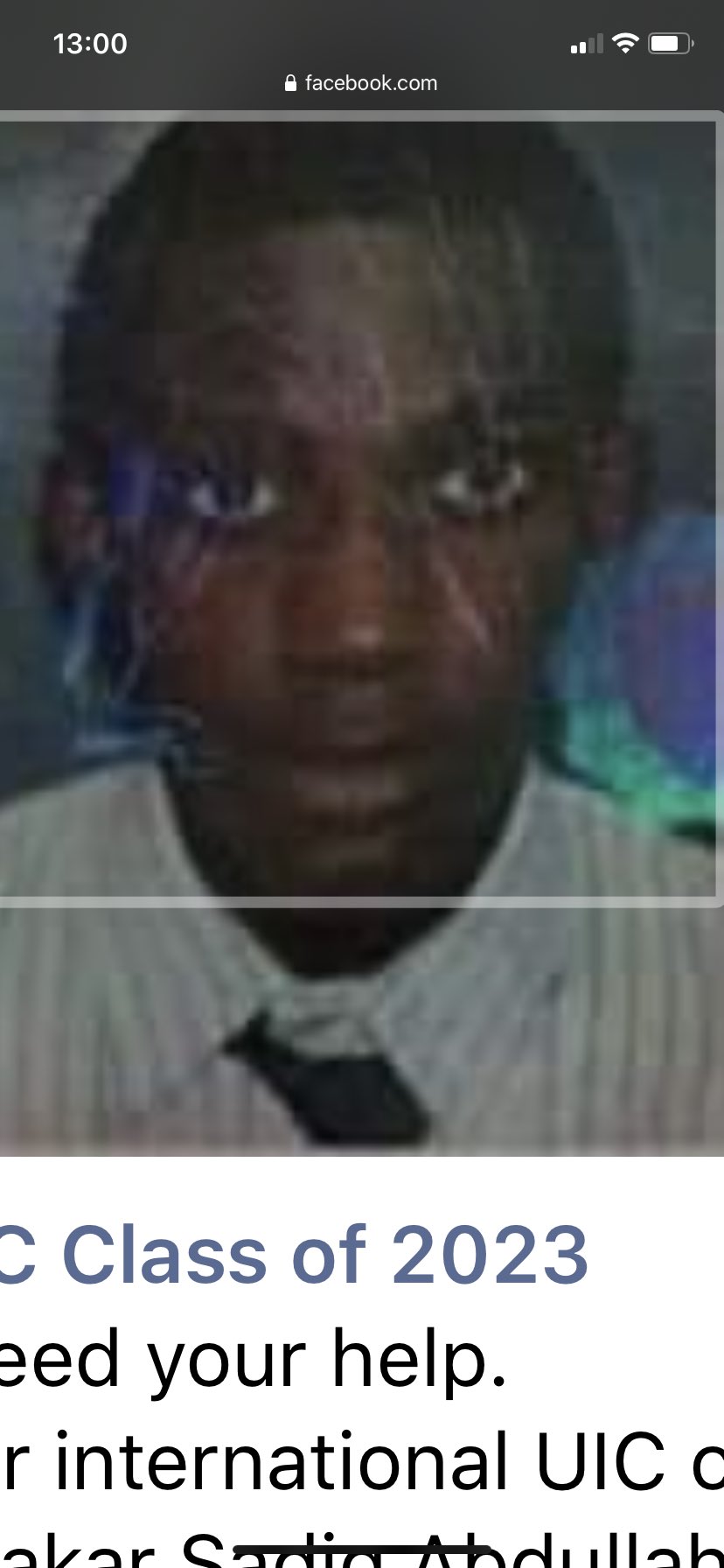 ً on Twitter: "🆘🆘🆘🆘🆘🆘🆘🆘🆘 MISSING UIC STUDENT NAME: ISIYAKU ABUBAKAR SADIQ ABDULLAHI FAMILY HAS ...