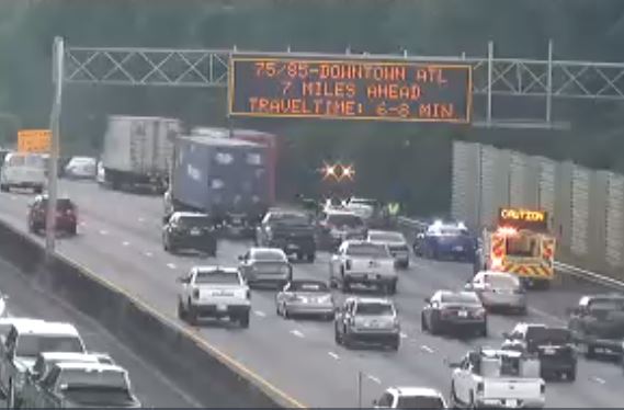 **UPDATE** Fulton Co.: Crash...I-20/eb at I-285 (Exit 51), now on right ...