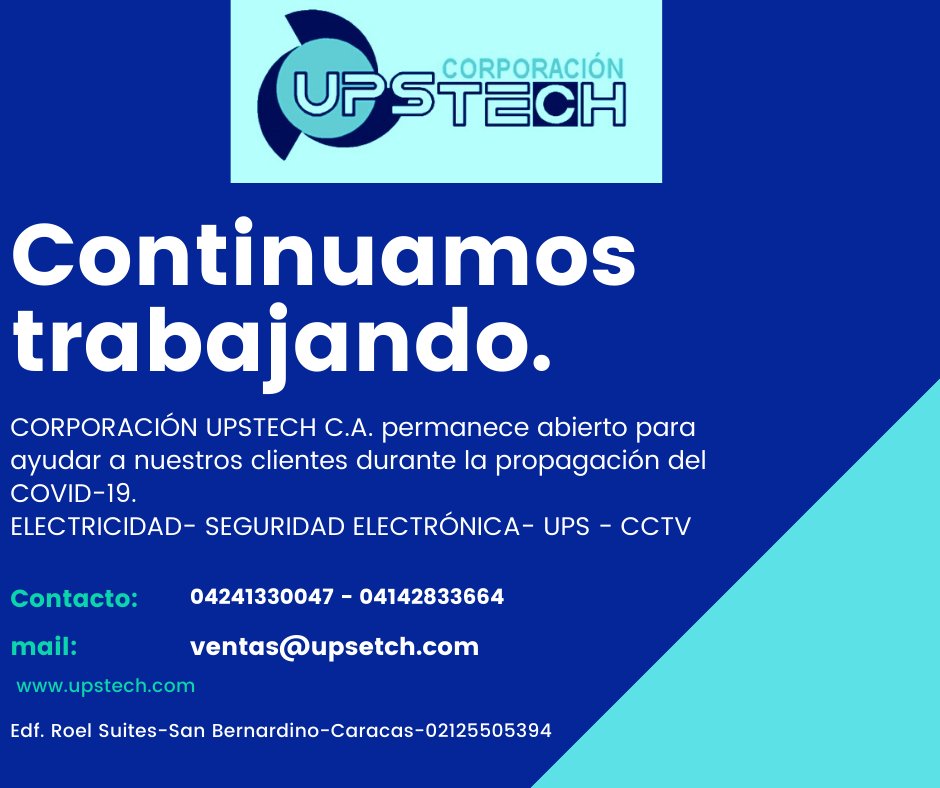 Corporación UpsTech C.A. (@upstechcorp) | Twitter