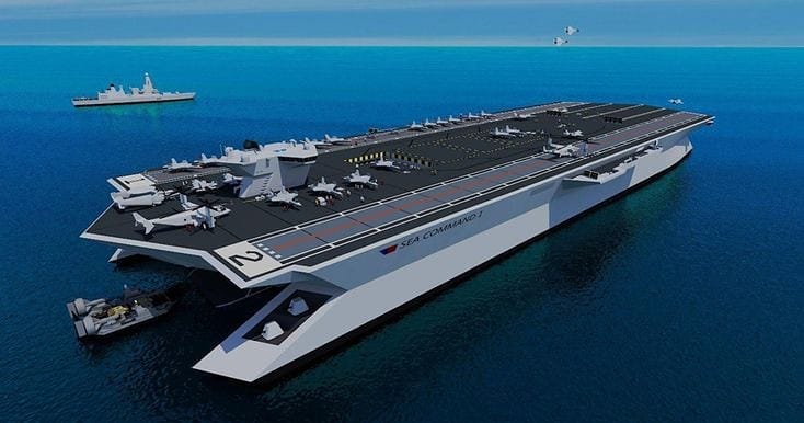 Catamaran Aircraft Carrier
