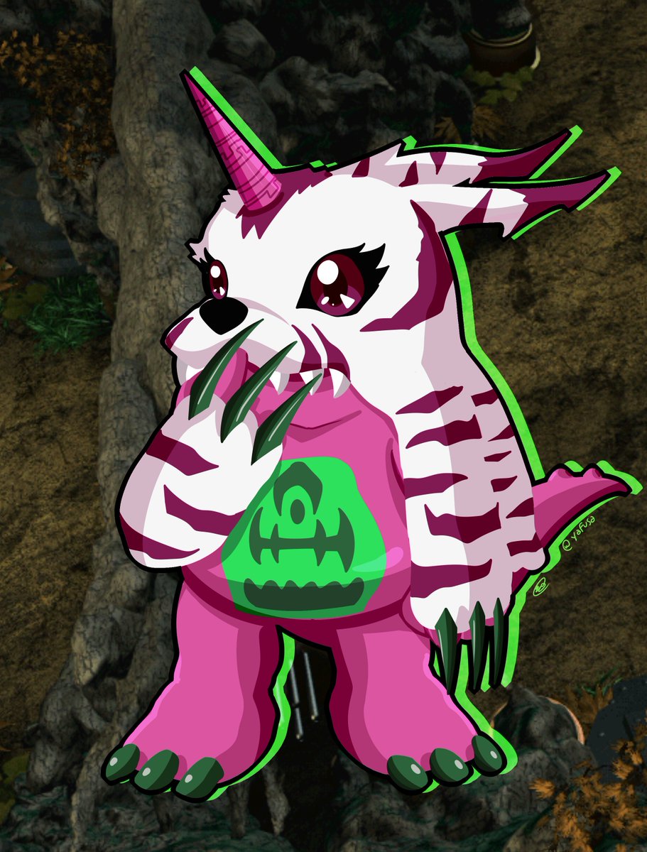 Psychemon Vs Gabumon