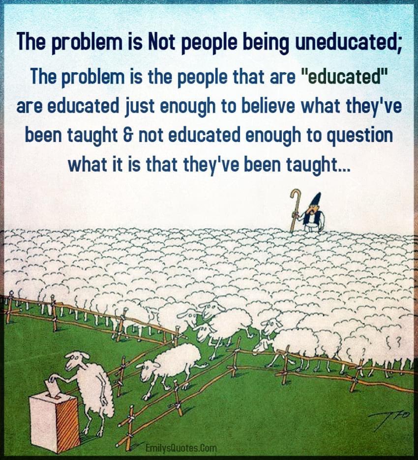 Educated People Vs Uneducated People