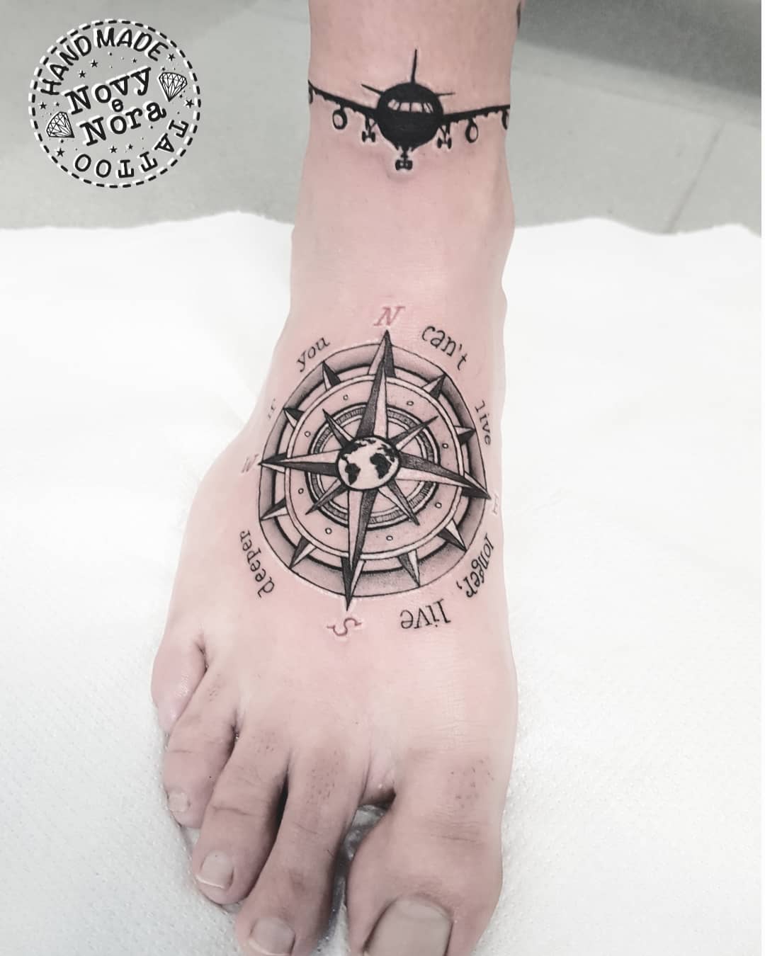 Wind Compass Tattoo