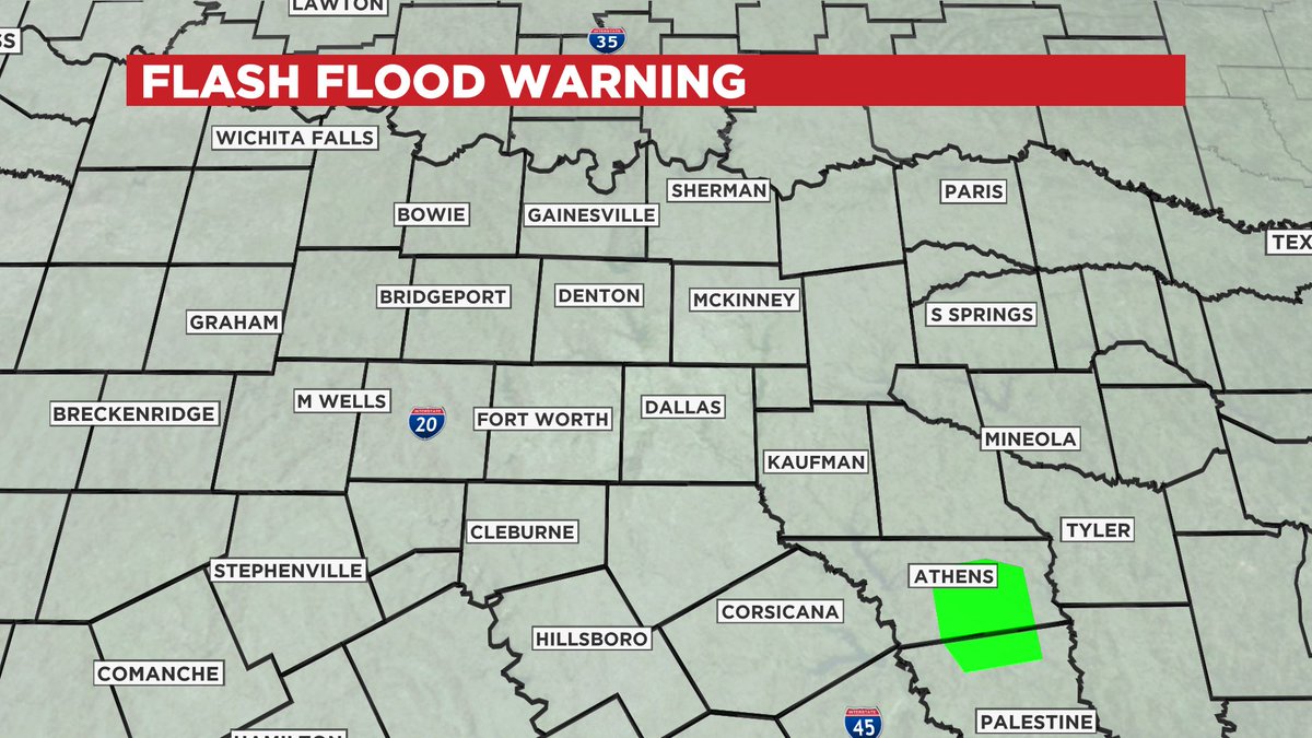 FLASH FLOOD WARNING is in effect for parts of North Texas. Check out ...