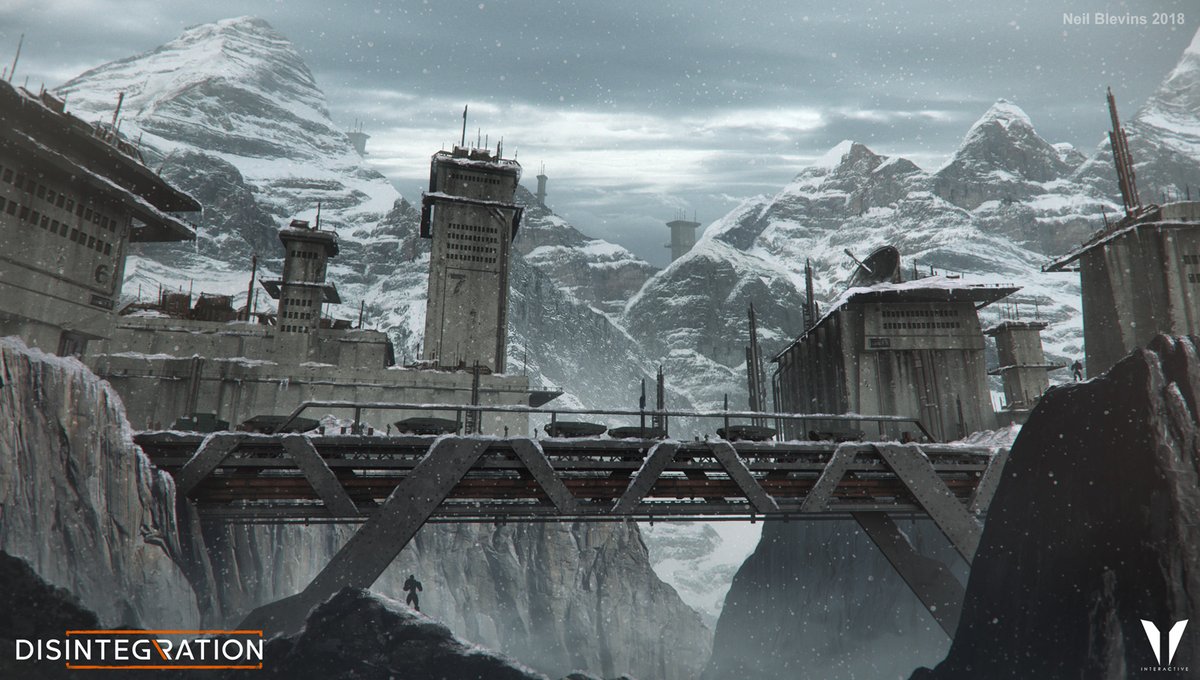 Sci Fi Mountain Base