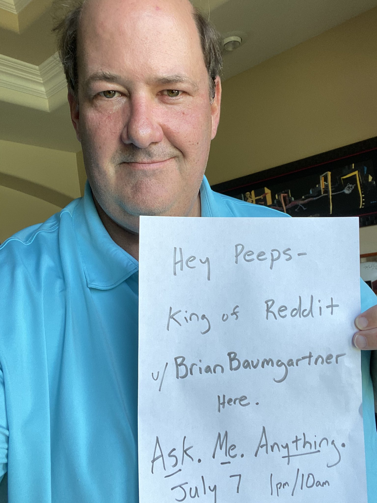 Brian Baumgartner With Hair