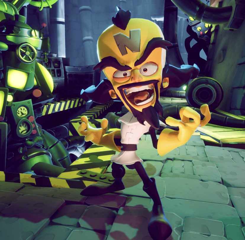 New pic of Crash 4 Cortex from the official Twitter : r/crashbandicoot