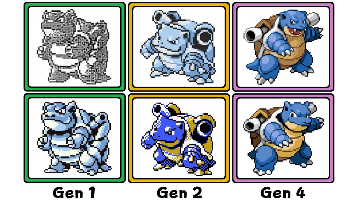 Blastoise Back Sprite
