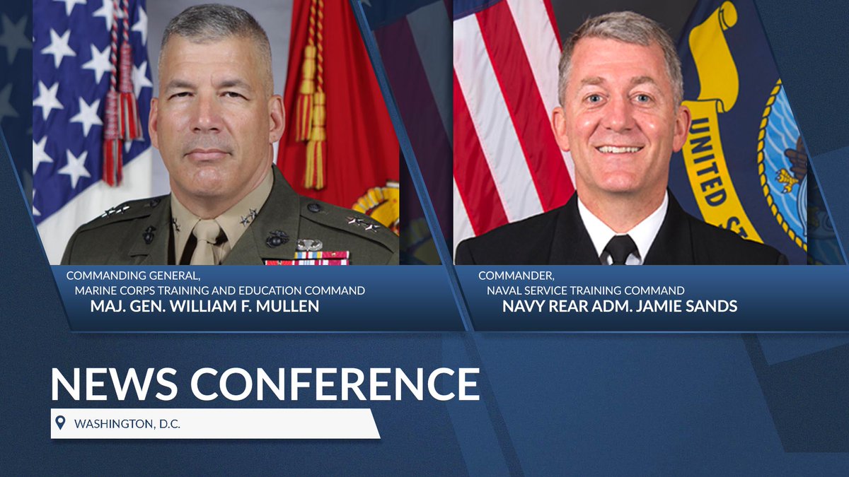 WATCH LIVE: USMC Maj. Gen. William F. Mullen and USNavy Rear Adm ...