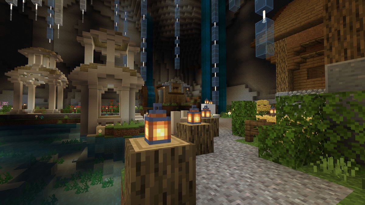 Minecraft Underground Village