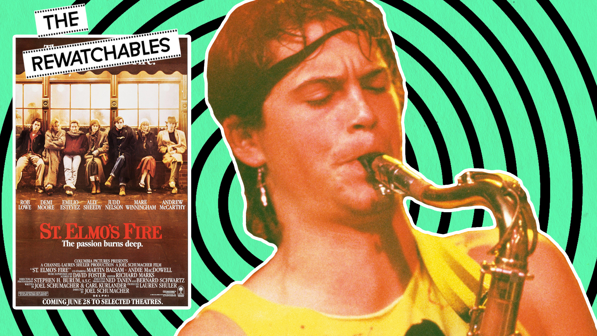 Rob Lowe St Elmos Fire Poster