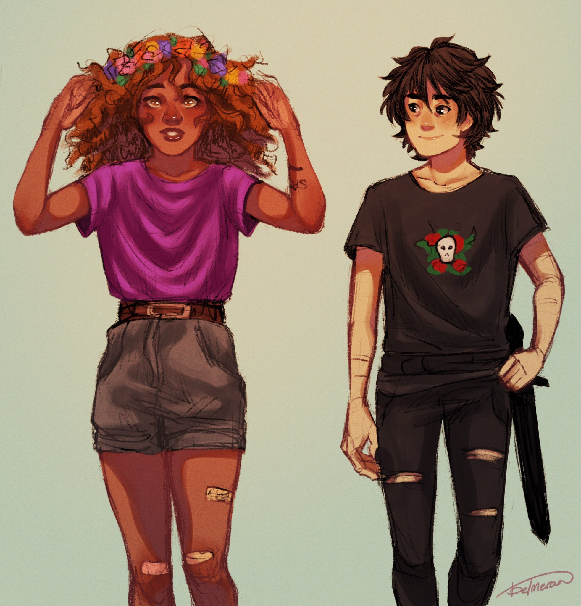 Nico Di Angelo And Hazel Levesque