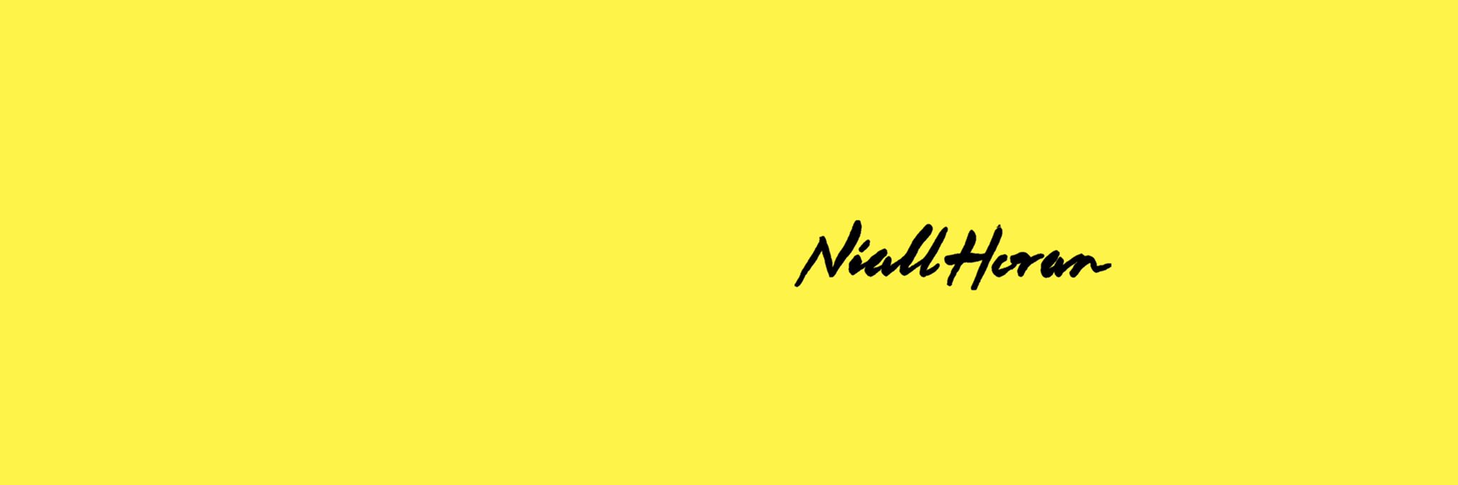 Niall Horan Signature Header