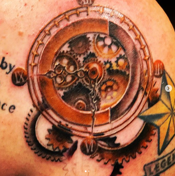 Chrono Trigger Clock Tattoos