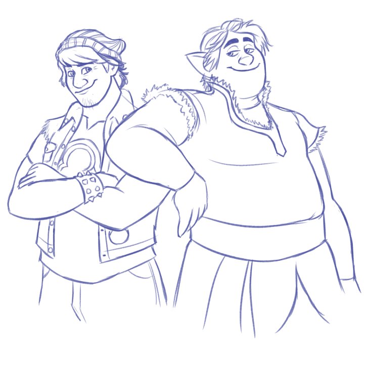 Kristoff Frozen Drawing