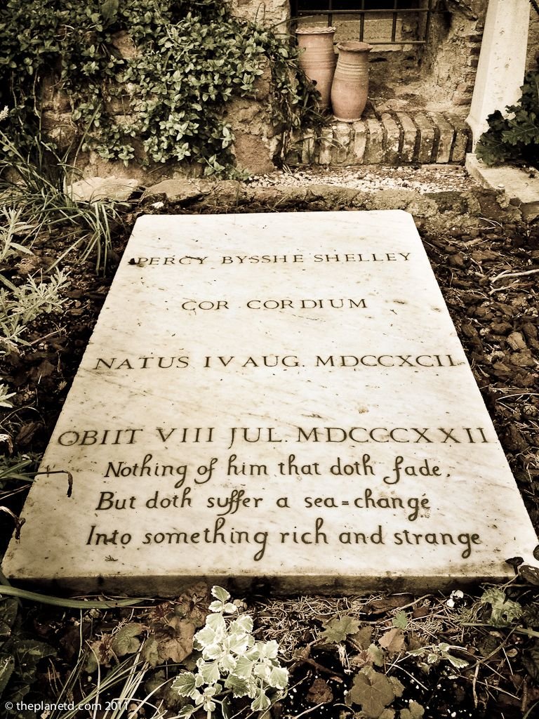 Percy Bysshe Shelley Grave