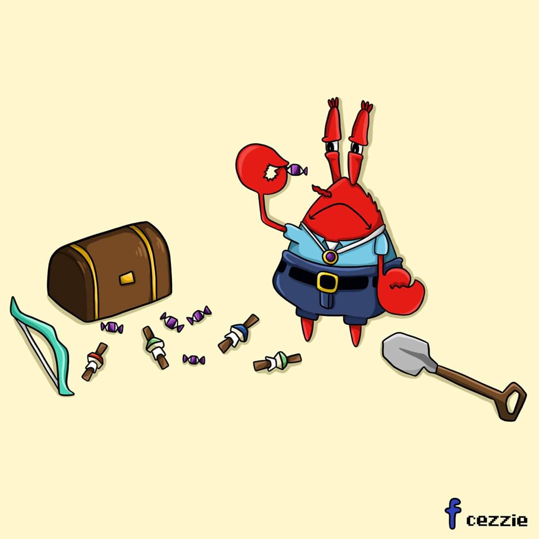 Folctha Airgead Mr Krabs
