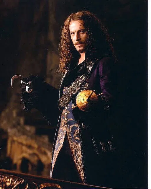 Captain Hook Jason Isaacs Costume Bad Guy Confessions. — “Jason