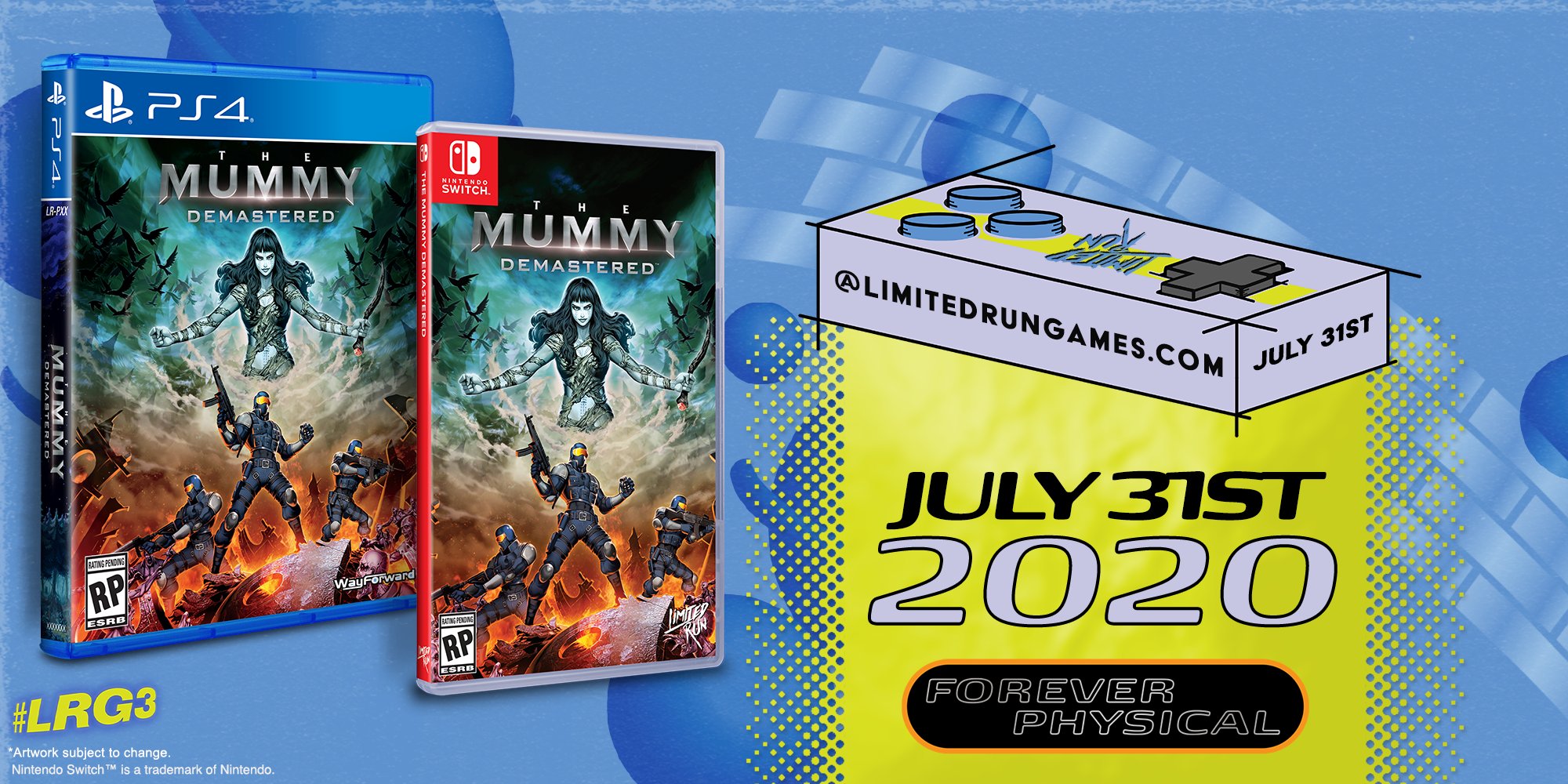 Limited Run Games on X WayForward s The Mummy Demastered gets a Limited Run for PS4 and Switch on Friday July 31. LRG3 https t Yhob6xQjl3 X
