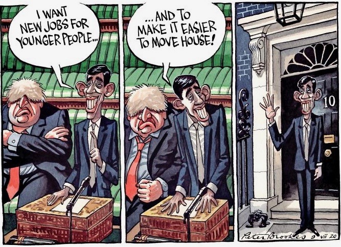 A cartoon by Peter Brookes as Rishi Sunak makes another well received ...