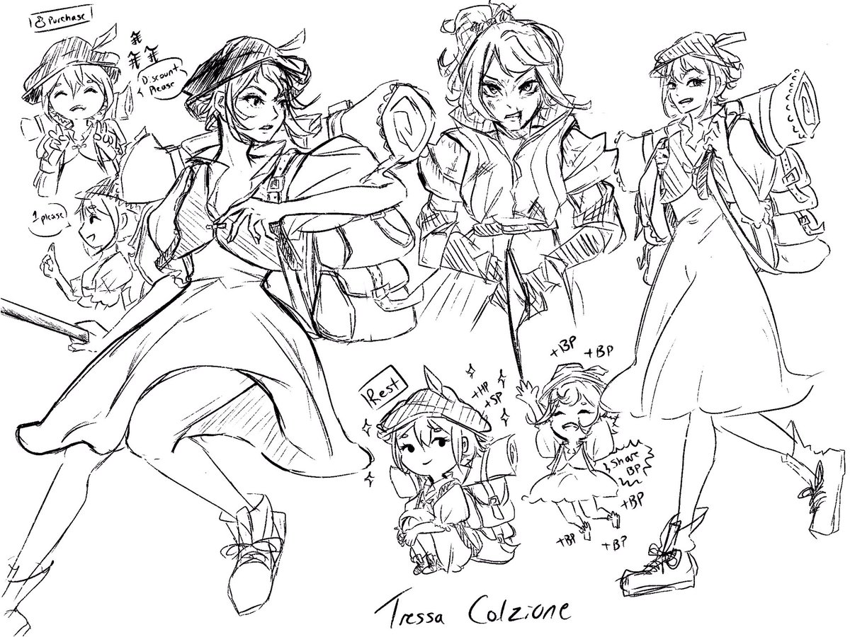 A whole lot of Tressa : r/octopathtraveler