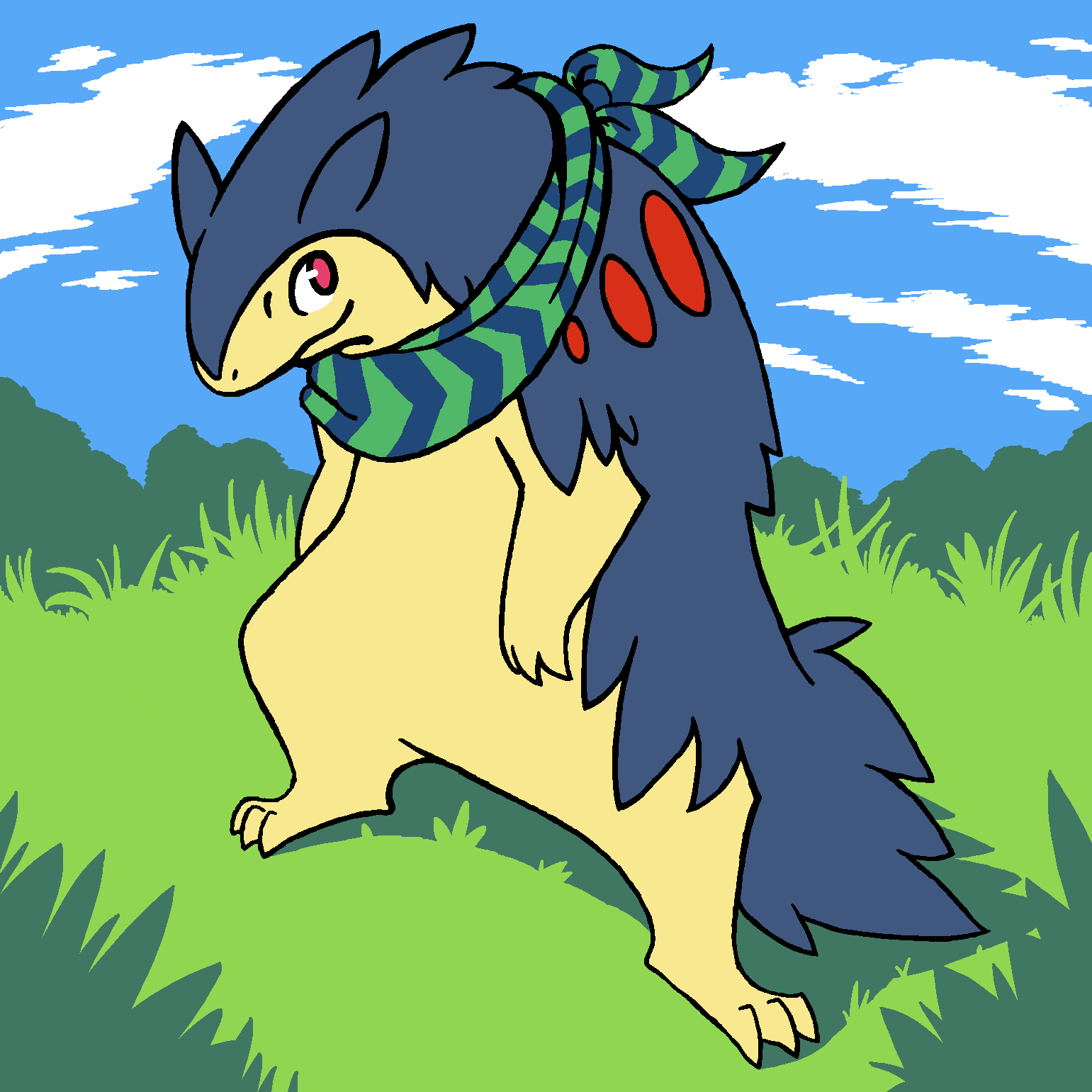 Blue Typhlosion