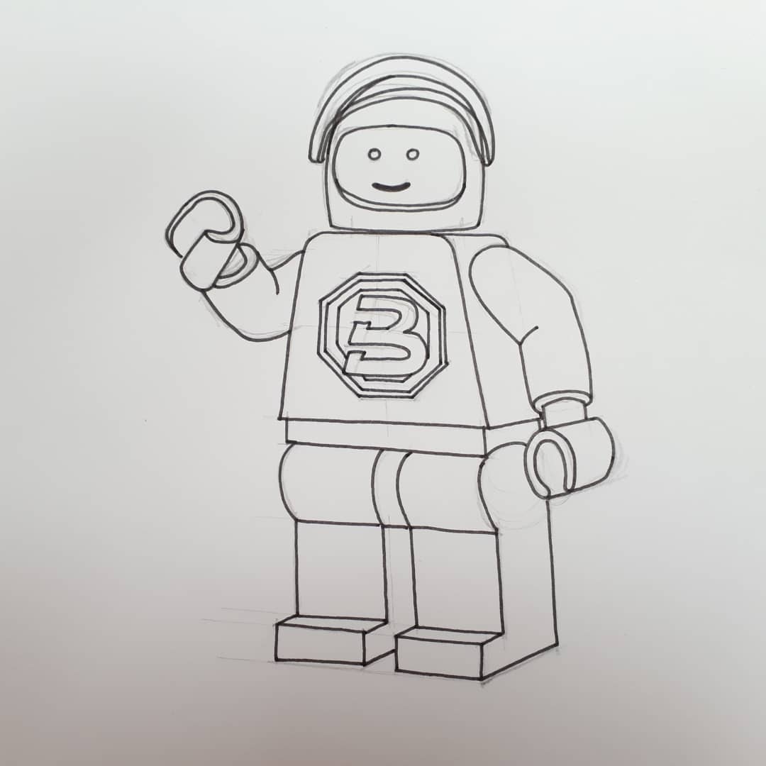The Lego Movie Benny Coloring Pages