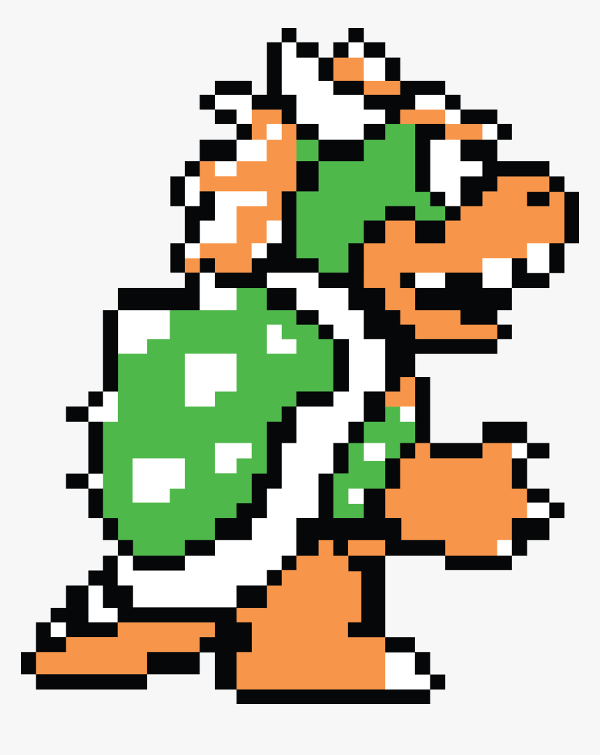Bowser 8 Bit Sprite