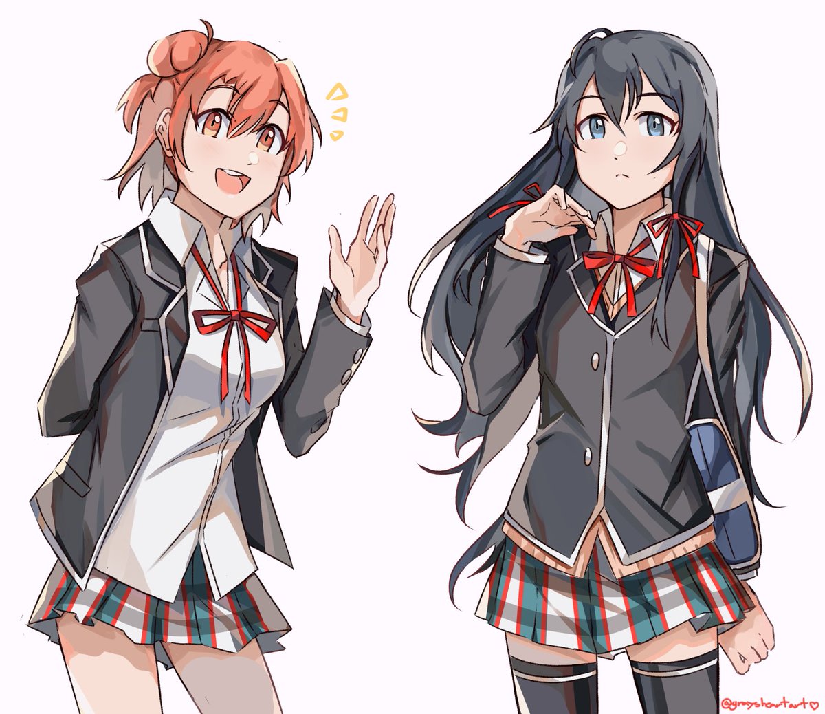 「Yui and Yukino 」|grayのイラスト