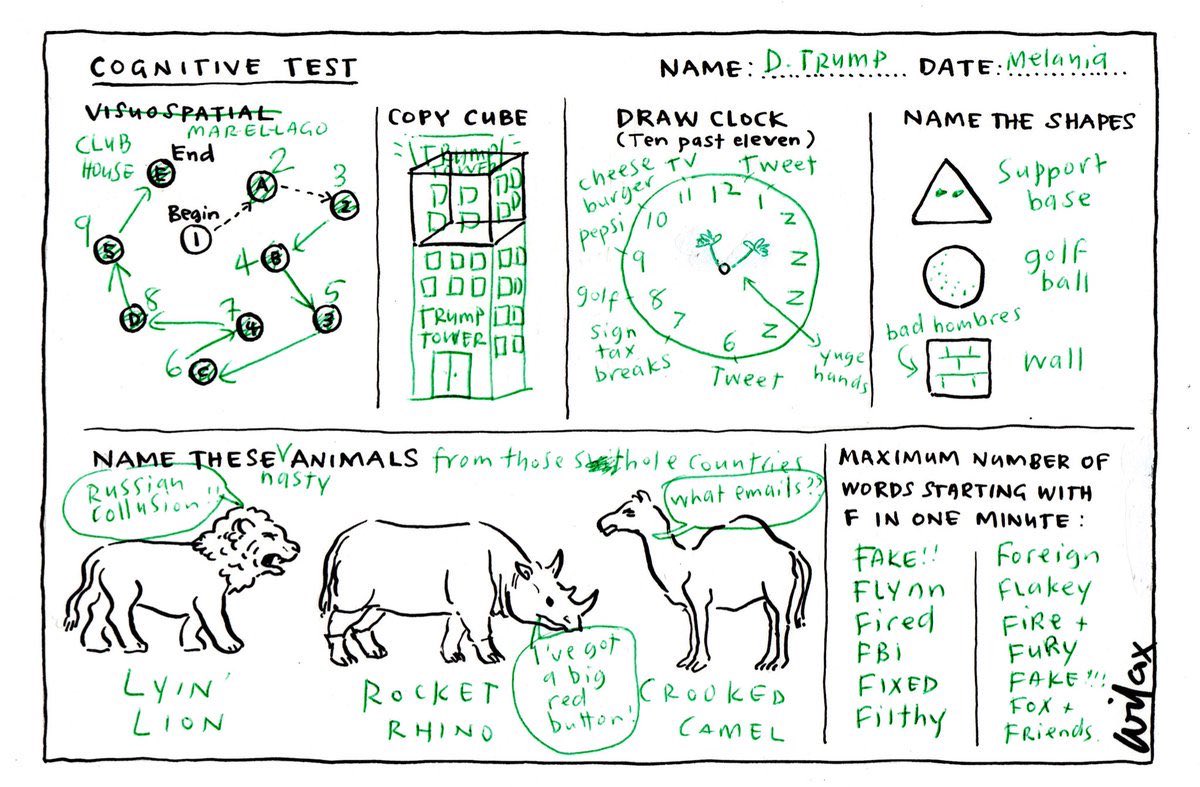 What’s on the Cognitive Test That Trump Brags He ‘Aced?’ Drawing a Cube ...