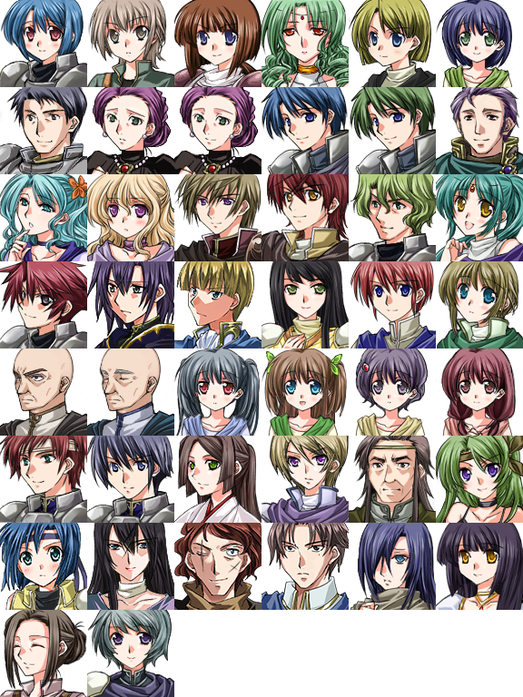 おきもの on Twitter: "SRPG Studio専用の顔グラ改変素材です。 素材の利用方法についてはSRPG Studioの規約に準じます。 1枚目：味方ユニット風の顔グラ。 2枚目 ...