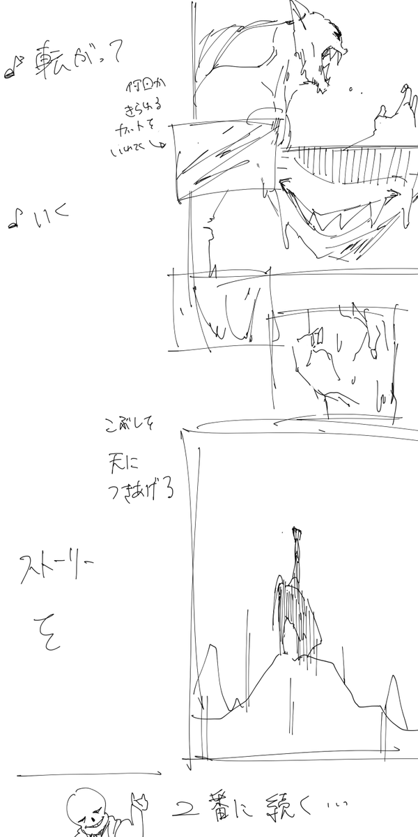 「MV考えるマン 米津玄師 ピースサイン ② 妄想が広がるネ!! #undertale 」T_Yoji （つまよーじ） 🍫の漫画