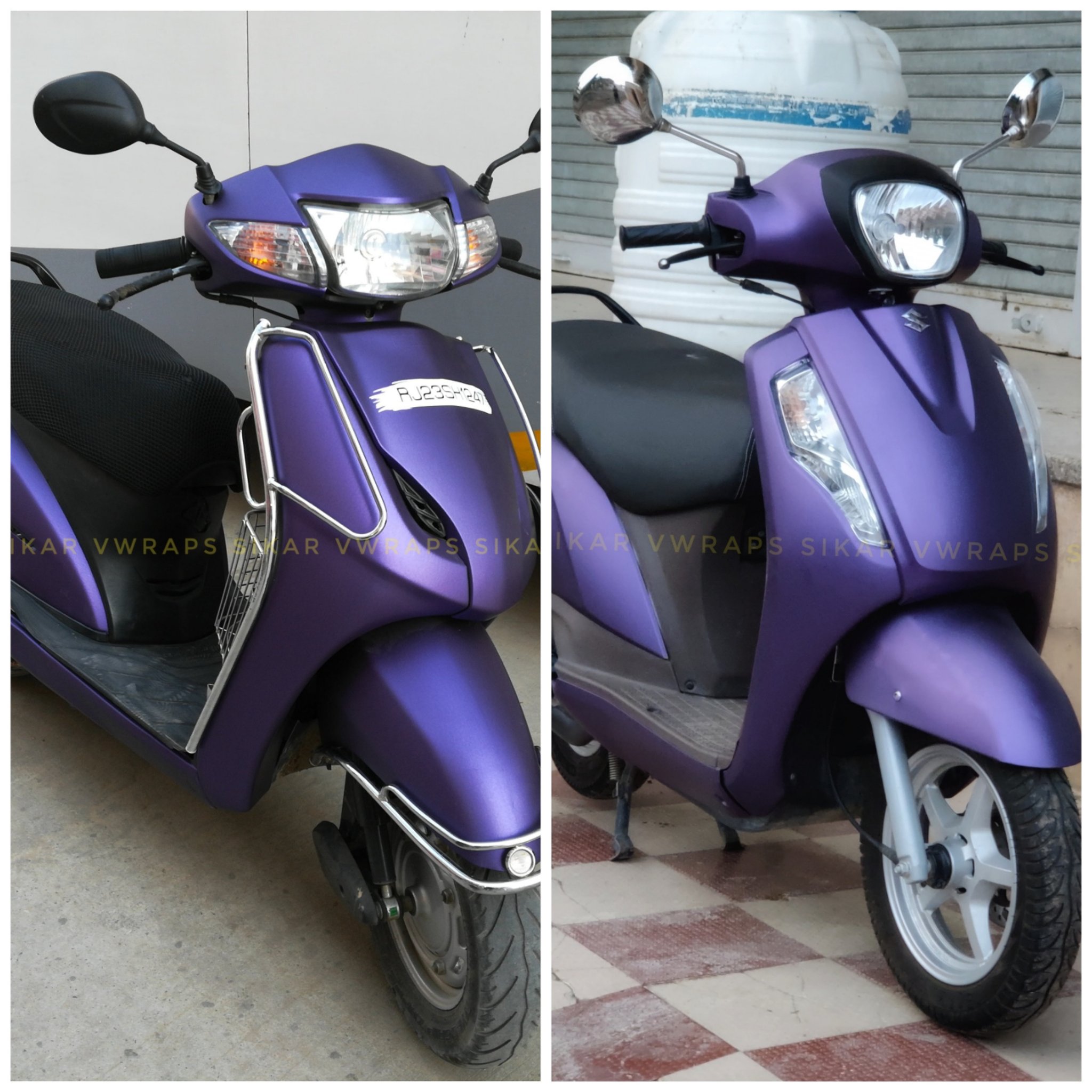 Honda Activa Purple Colour