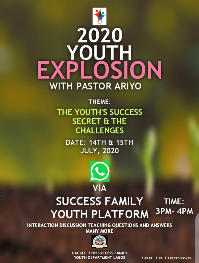 Youth Explosion Themes