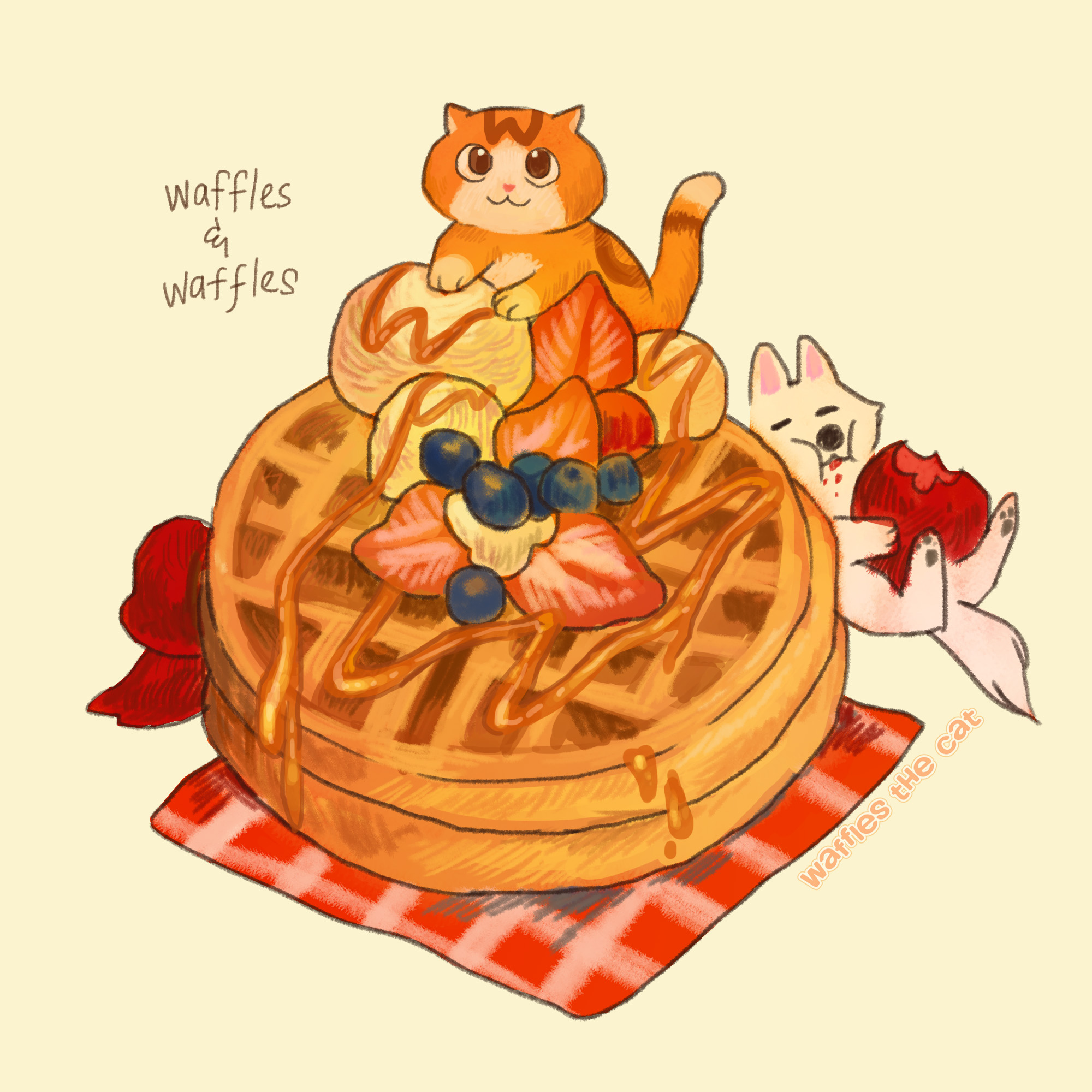 Waffles The Cat Comic