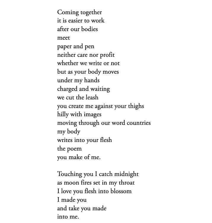 My Flesh Poem Of Flesh