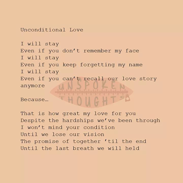 Unconditional Love Poems