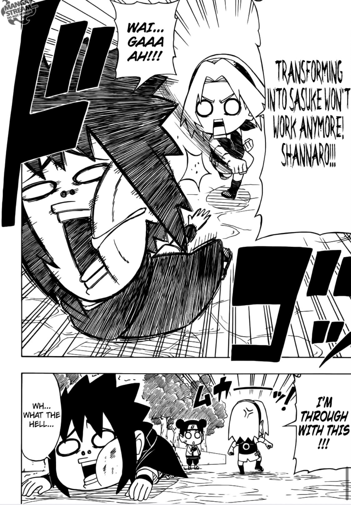 Sakura Punches Sasuke