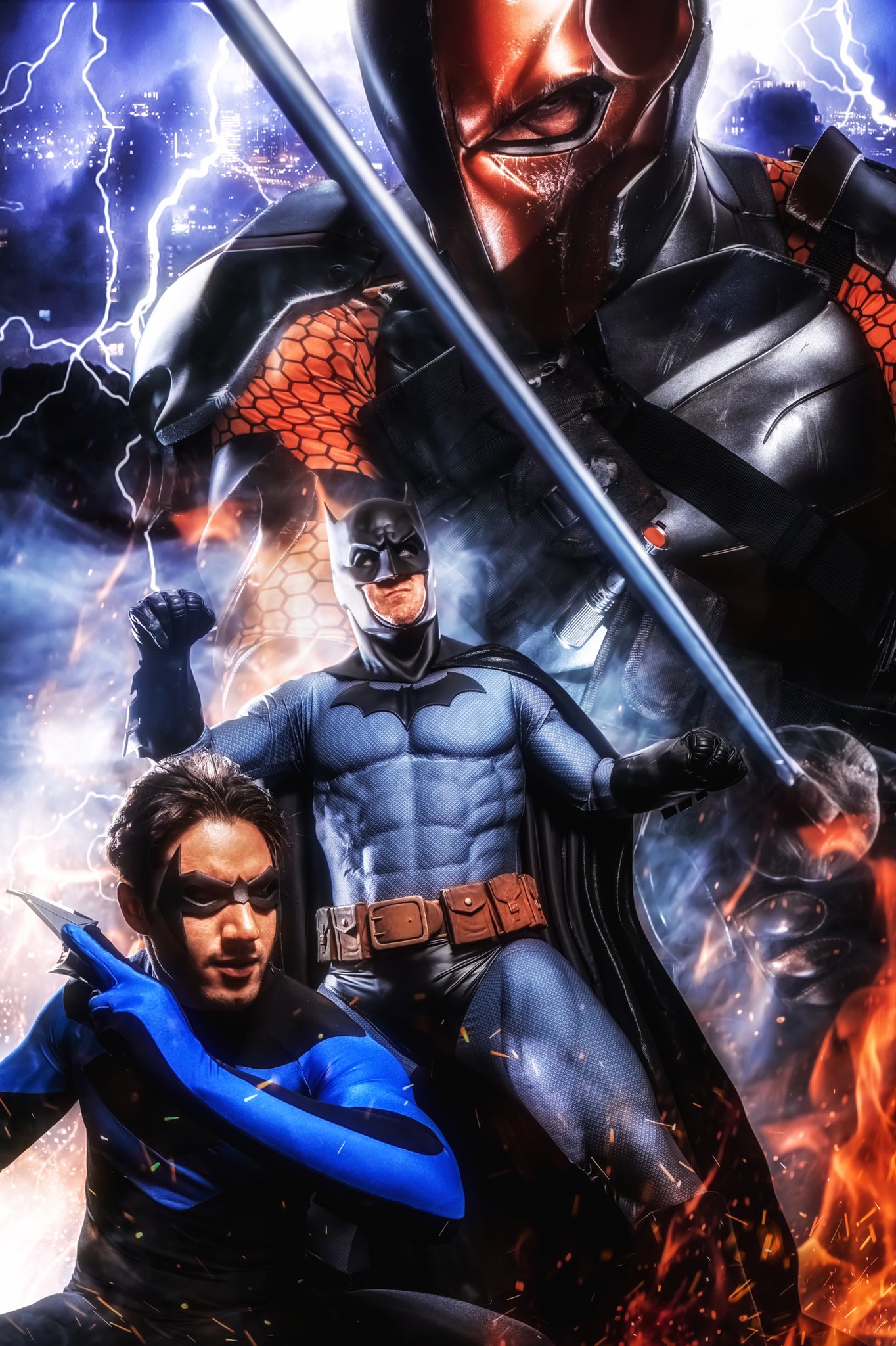 Nightwing Vs Deathstroke Wallpaper