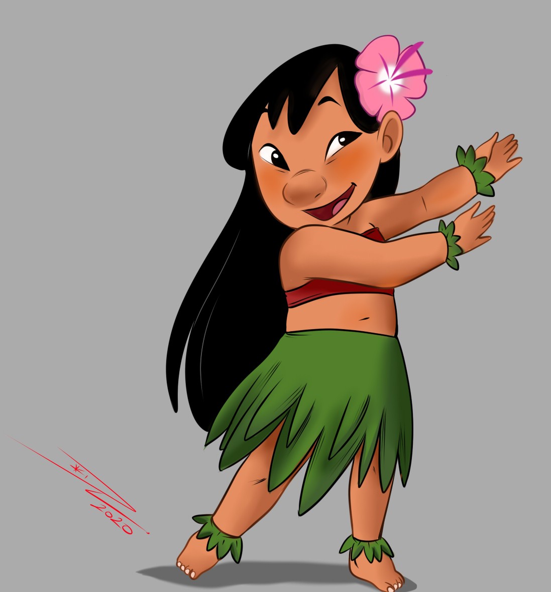 Lilo Hula Dancing