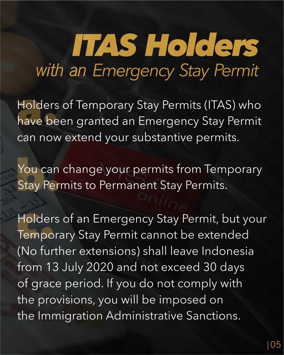 Thread by @ditjen_imigrasi: For foreign visitors, here is the latest ...
