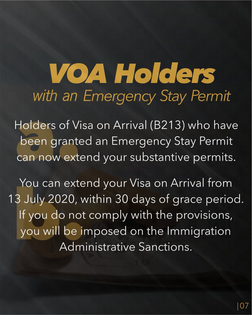 Thread by @ditjen_imigrasi: For foreign visitors, here is the latest ...