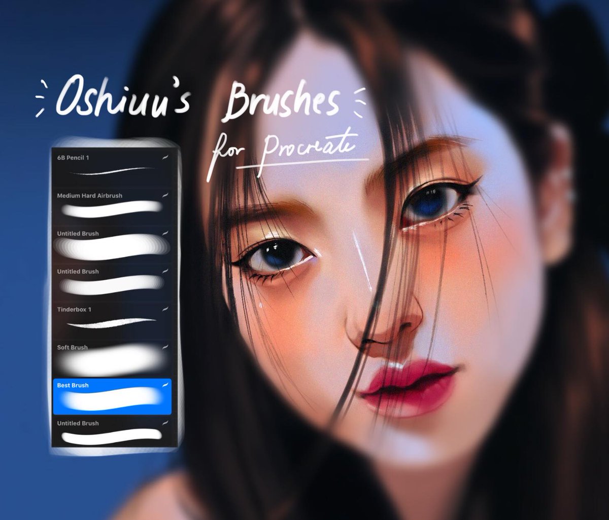 「Procreate Brushes I Use Since a lot of 」|Osh 🎀 Comms openのイラスト