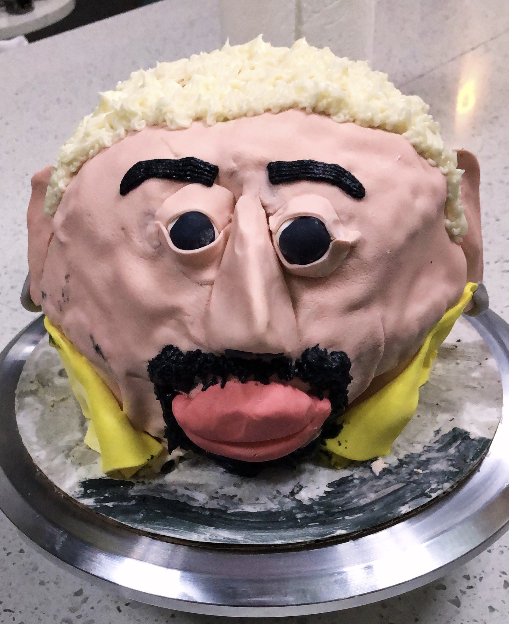 Bald Head Cake