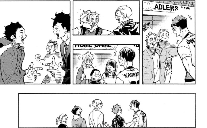 「Haikyuu!! Chapter 400 Can we please talk about Sakusa's agg」エンジェルの漫画