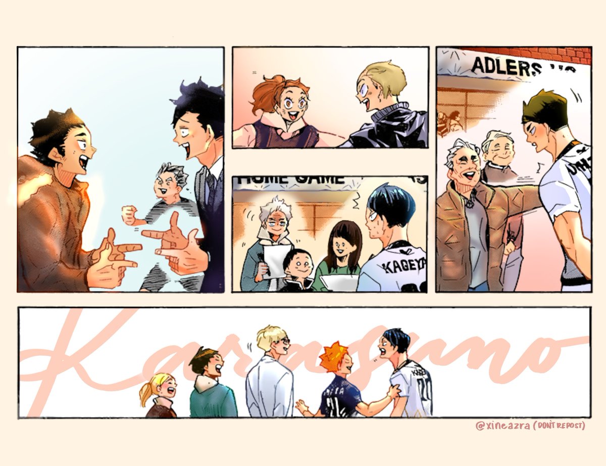 haikyuu 401] Their reunion. This page made me more emoti」xineの漫画