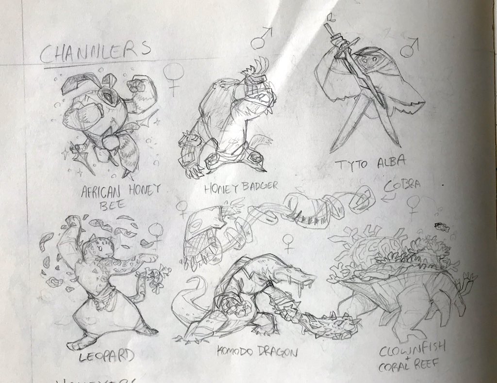 「I finally got around to finishing the initial character sket」Leo 🦁 ...