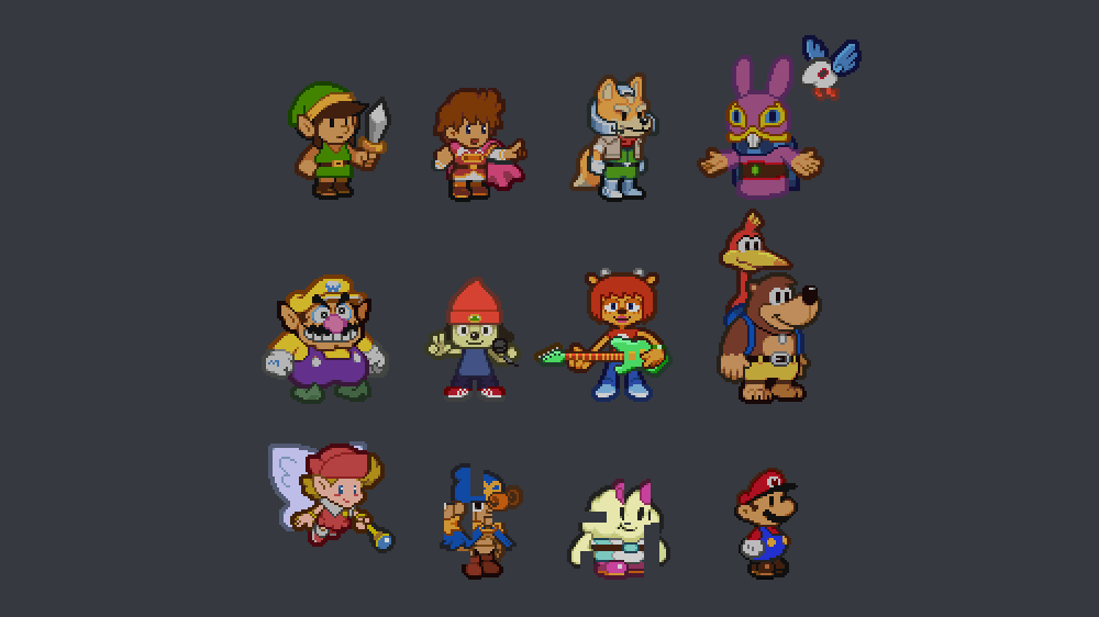 Paper Mario Sprites