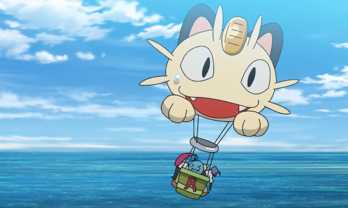 Team Rocket Meowth Balloon