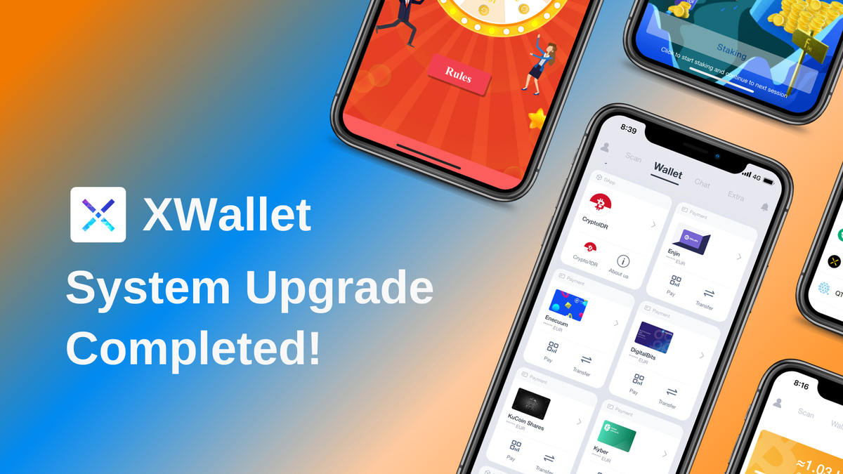 #XWallet system upgrade has been successfully completed🥳. A new version ...